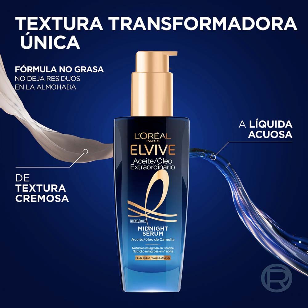 Elvive Aceite Extraordinario Cuidado del cabello Serum Multiusos ...