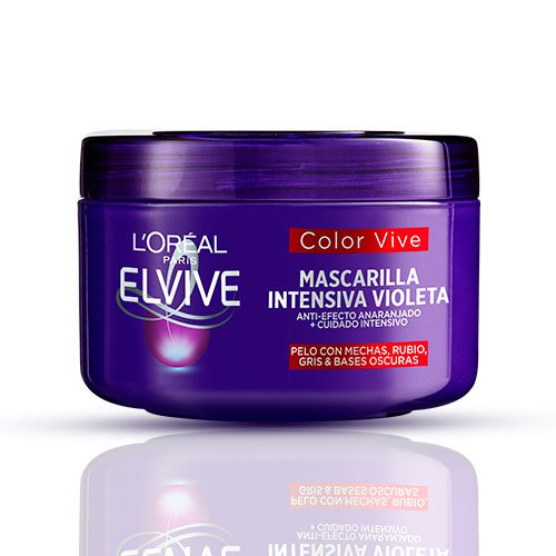 Elvive Color Vive Violeta Cuidado del cabello Mascarilla intensiva ...
