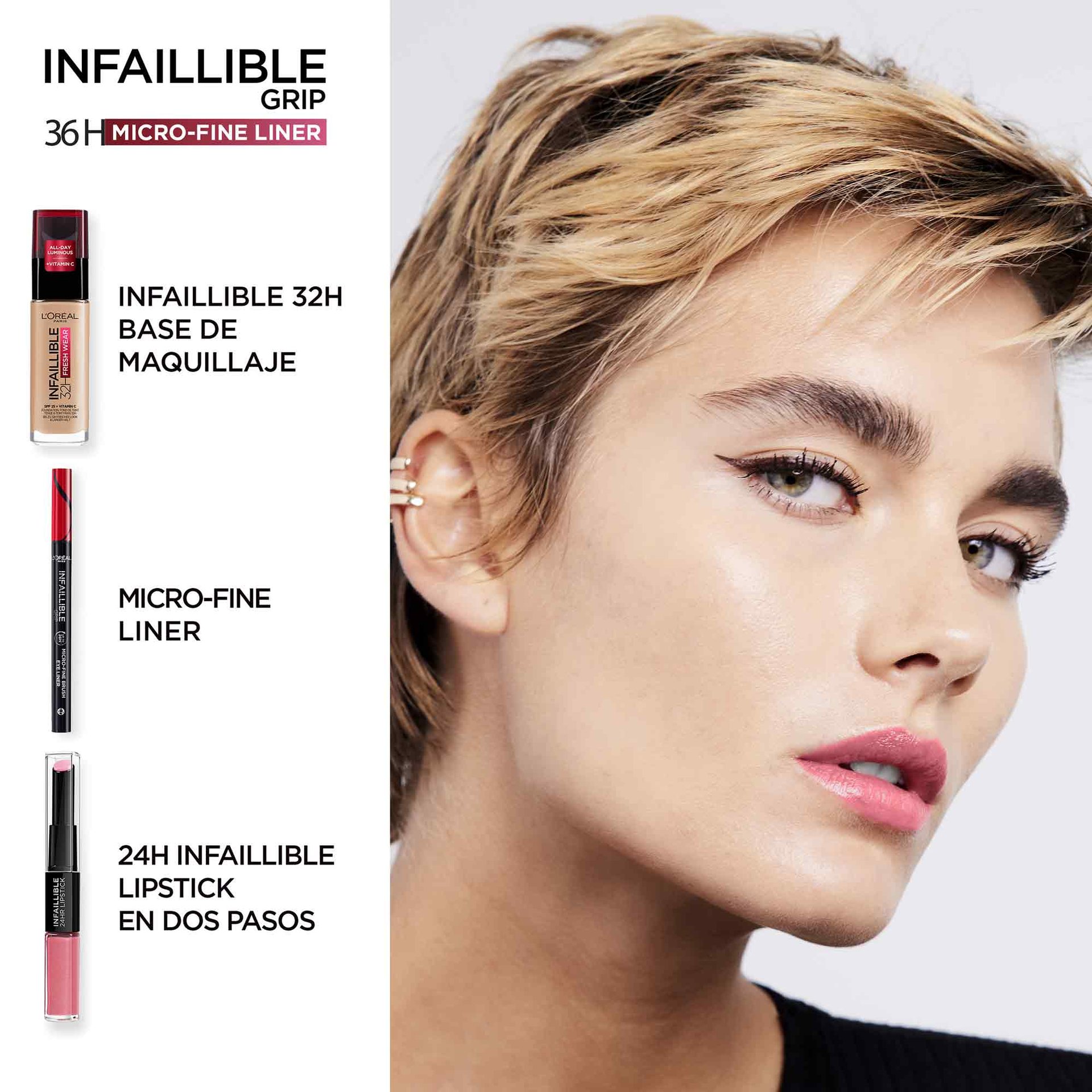 Infaillible Micro-Fine Liner 36h - Tono 01 Obsidian | L'Oréal París